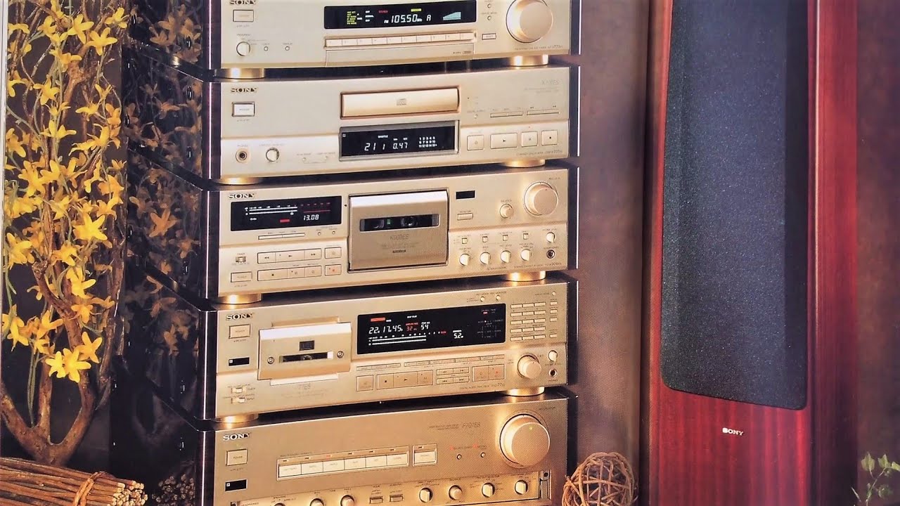 Sony catalog 1994 Amplifier Cassette Deck CD Player DAT Gold ESPRIT ...
