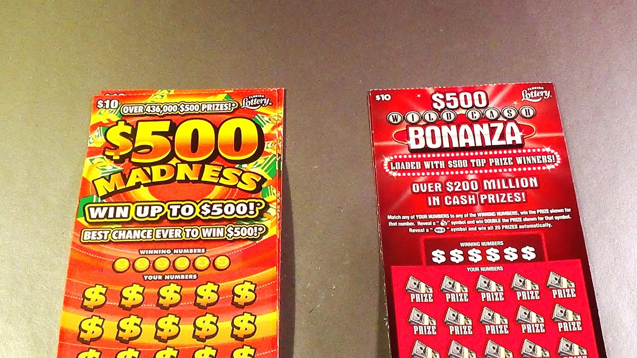 FRI. FACE-OFF 31: $500 MADNESS VS. BONANZA Florida Lottery Scratch ...