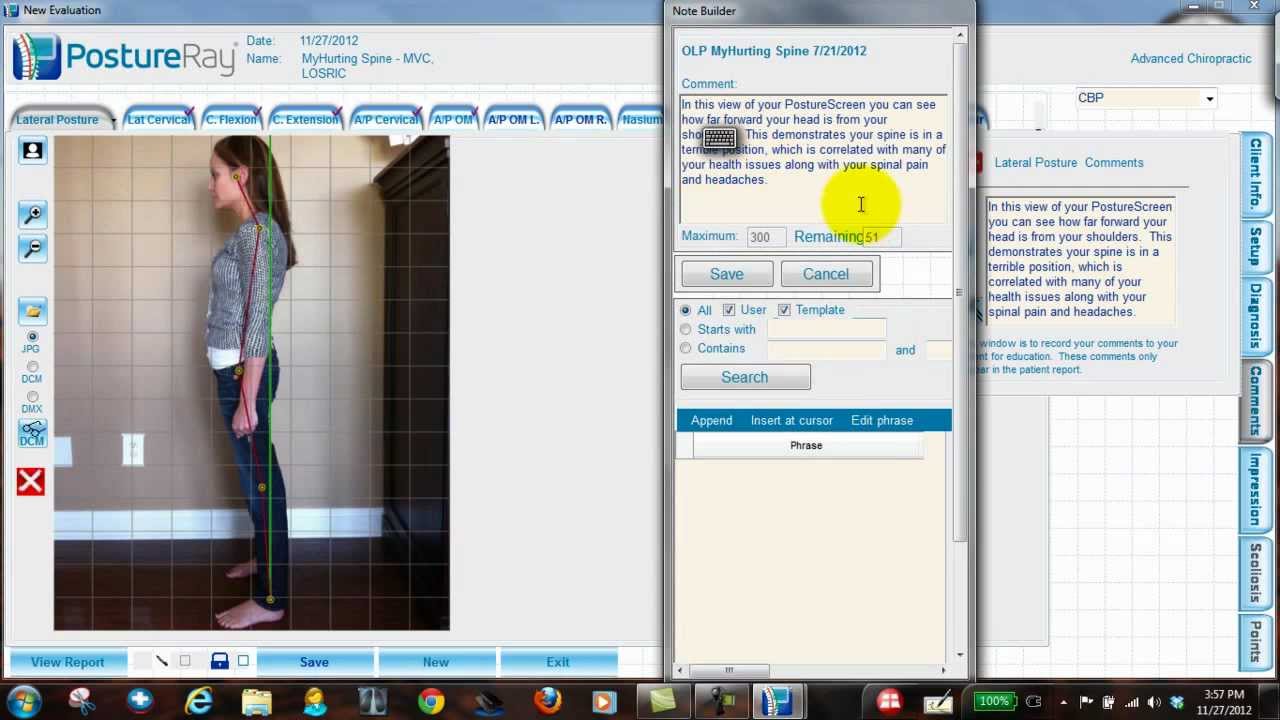 PostureRay X-Ray EMR & Education System - YouTube