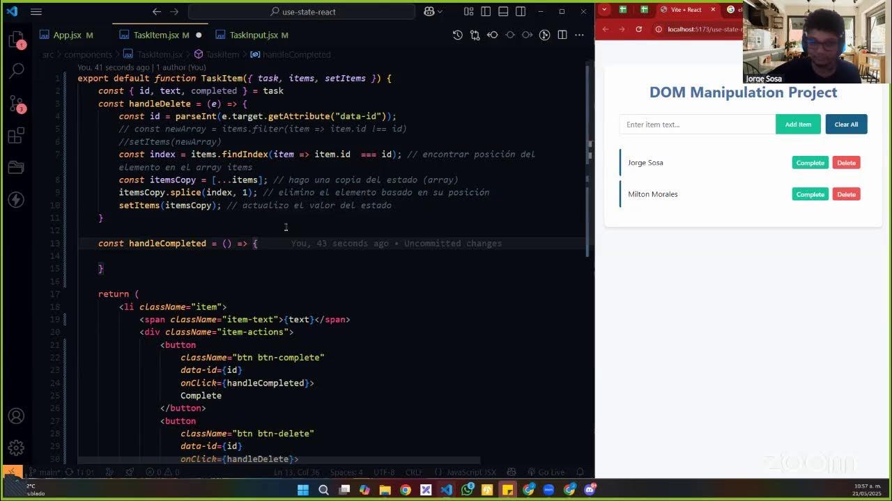 G2-21/05/2025 - useEffect y consumo de API - ReactJS - YouTube