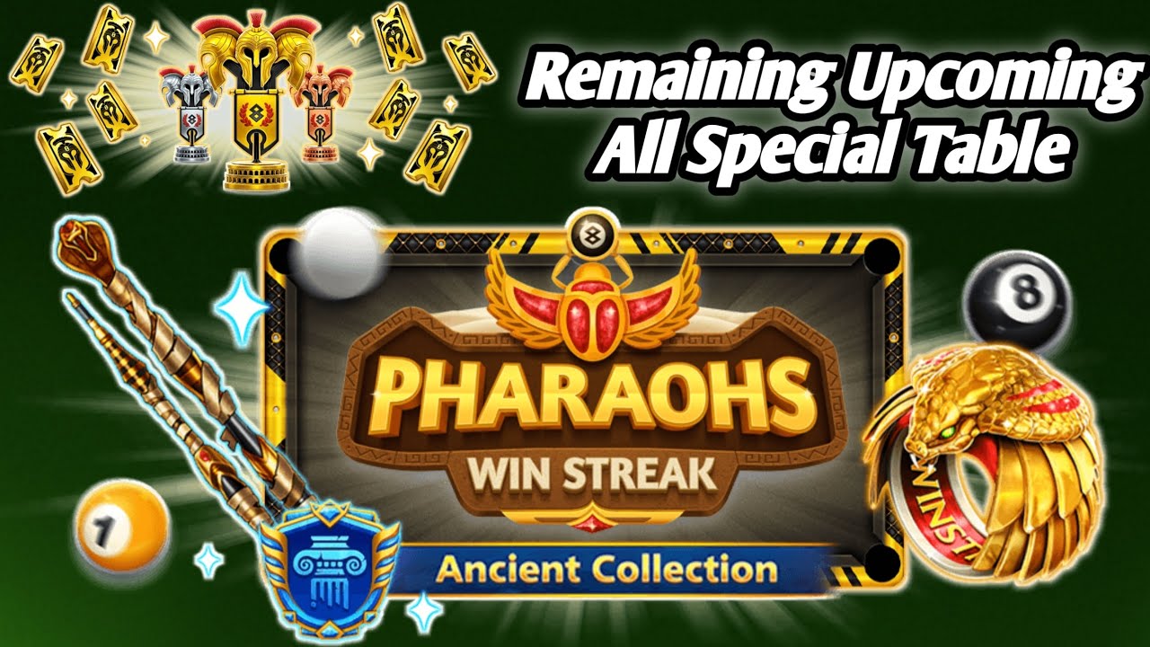 All Remaining Special Tables Revealed | Pharaoh’s Win Streak Coming ...