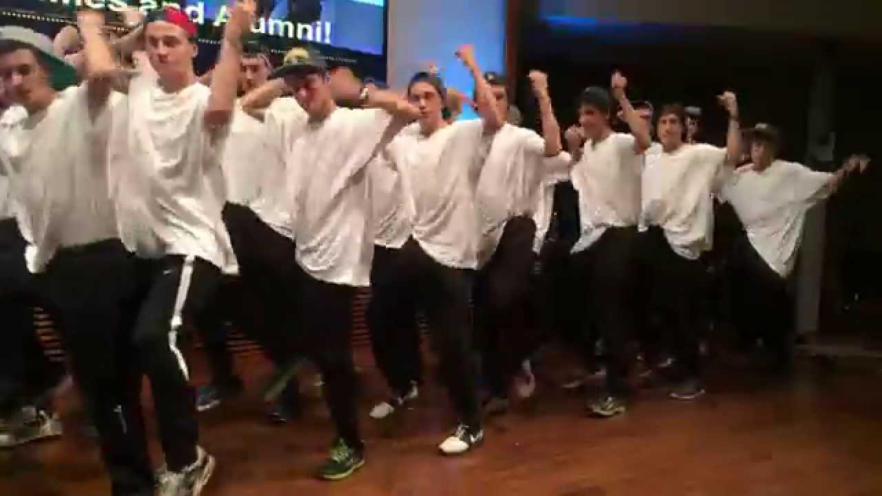 Clarkson Men's XC Pep Rally Dance 2014 - YouTube