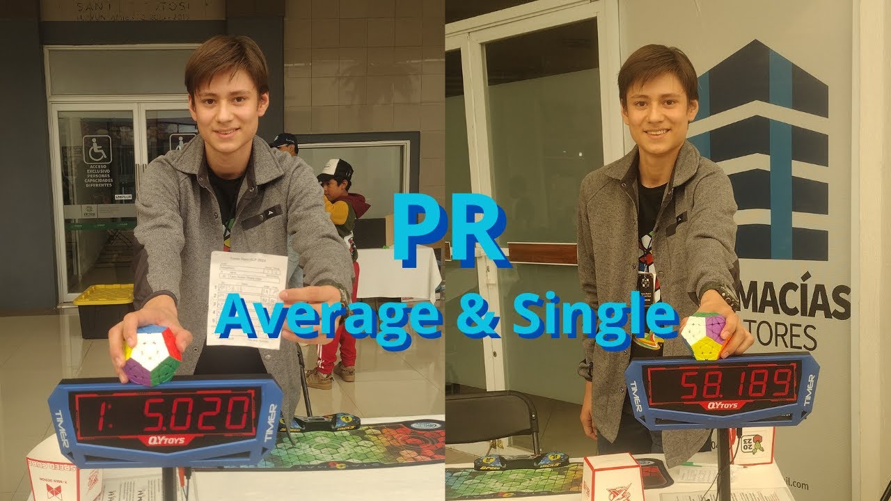 Megaminx - 1:06.32 Official Average - NR 74 y PR - Tunas Open 2024 | FavioR Cuber - YouTube