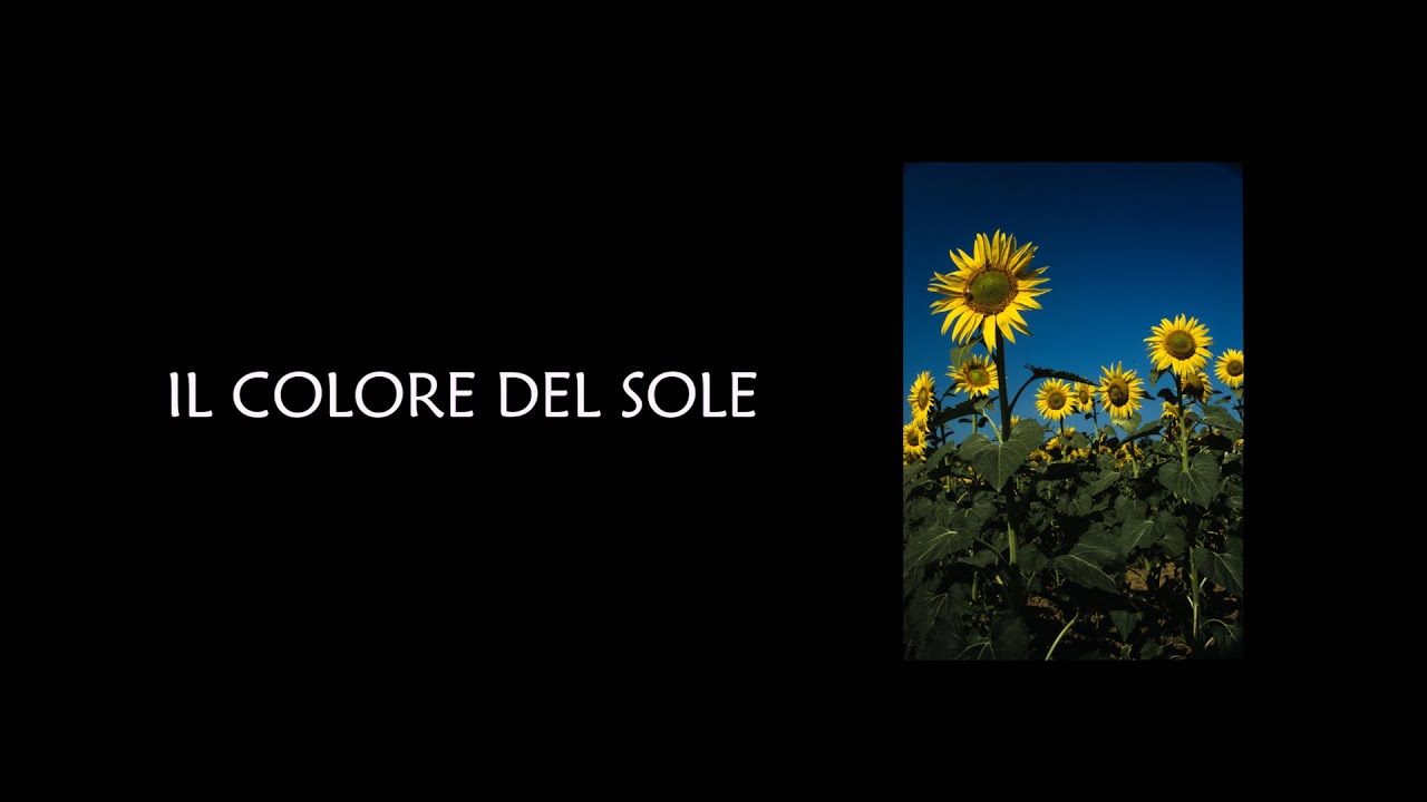 Il colore del sole - YouTube