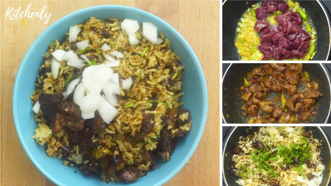 Chicken Liver Fried Rice Recipe | Kitchenly - YouTube