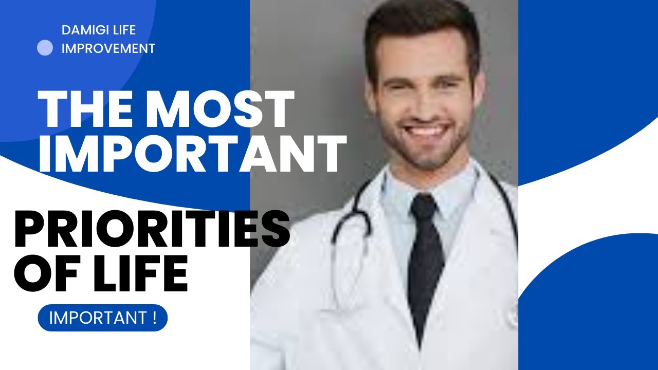 The most important priorities of life - YouTube