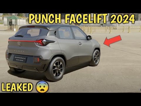 2024 TATA PUNCH FACELIFT LEAKED 😱 New Front and Back Looks | Connected ...