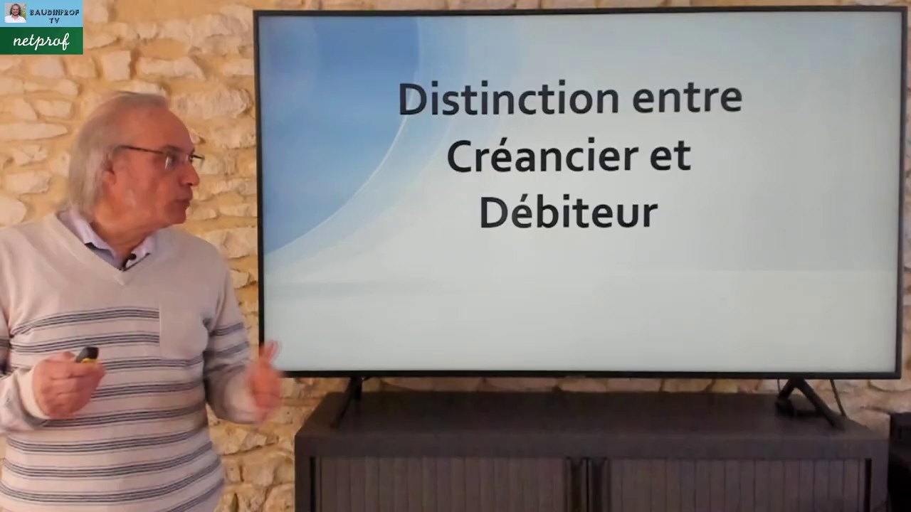 Distinguer Créancier et Débiteur - YouTube
