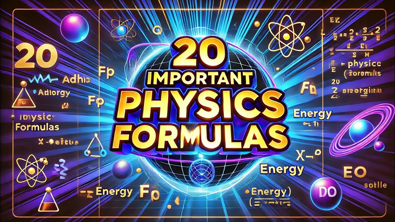 20 Important Physics Formula |20 Important Physics Law #physics # ...