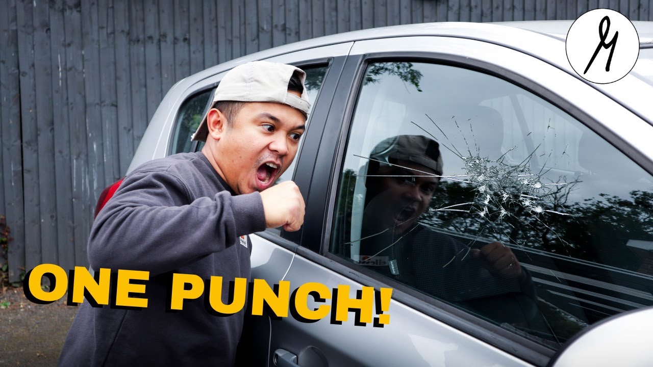 SMASH A Car Window - How Hard Is It? - YouTube