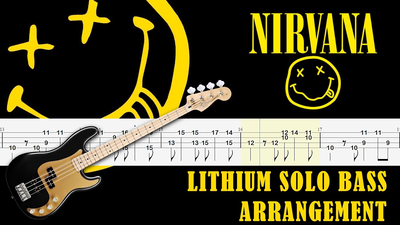Nirvana - Lithium (Bass Arrangement Tabs) By @ChamisBass - YouTube