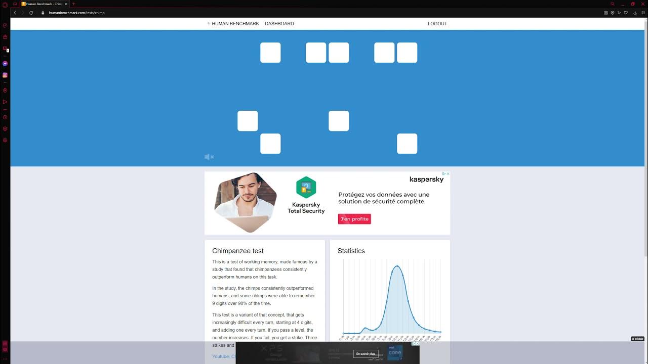 Human Benchmark | Chimp Test - YouTube