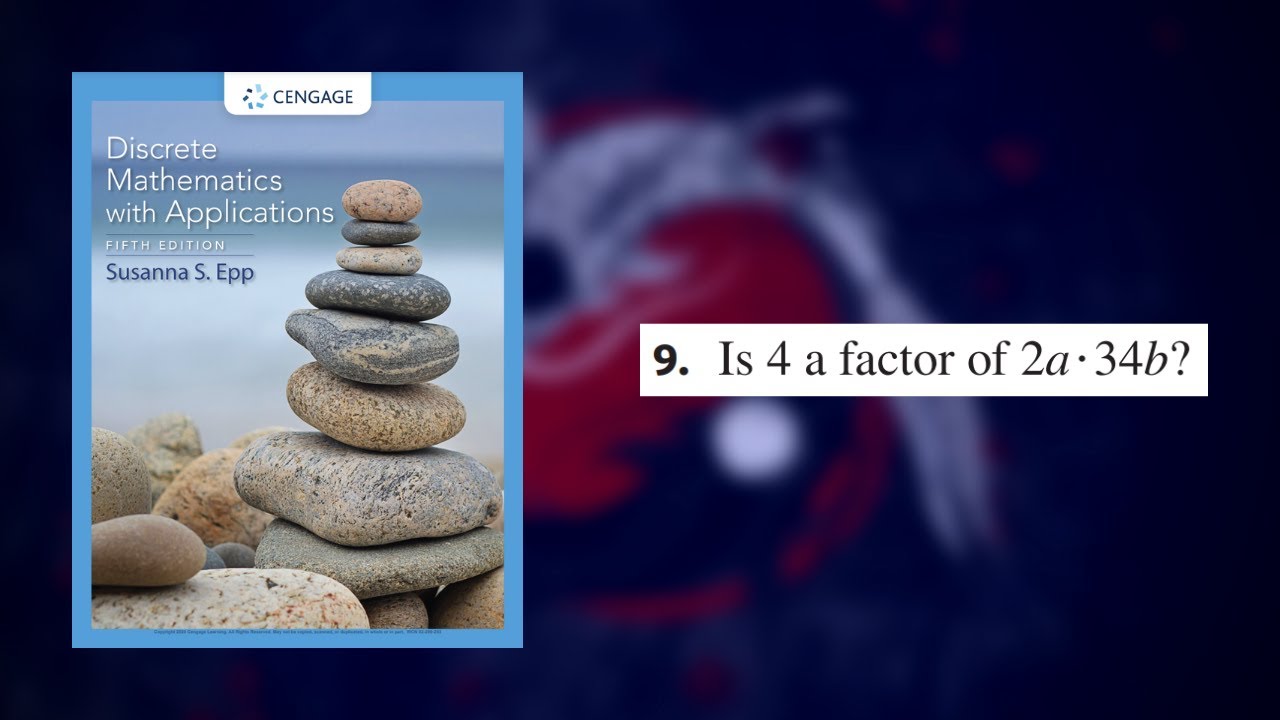  4 4 9 Is 4 A Factor Of 2a 34b Explained With Divisibility Definition