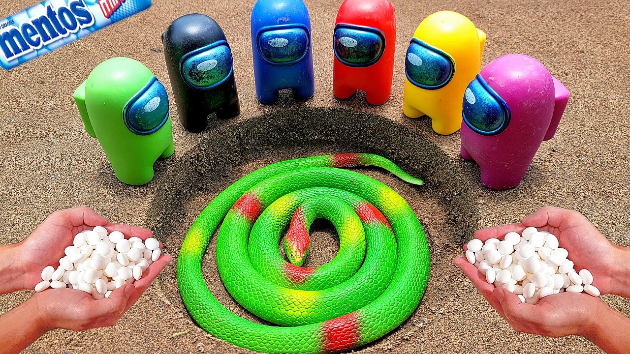 Toy snake Ball Experiment Cola Cola, Fanta, Mirinda, Pepsi, Sprite and ...