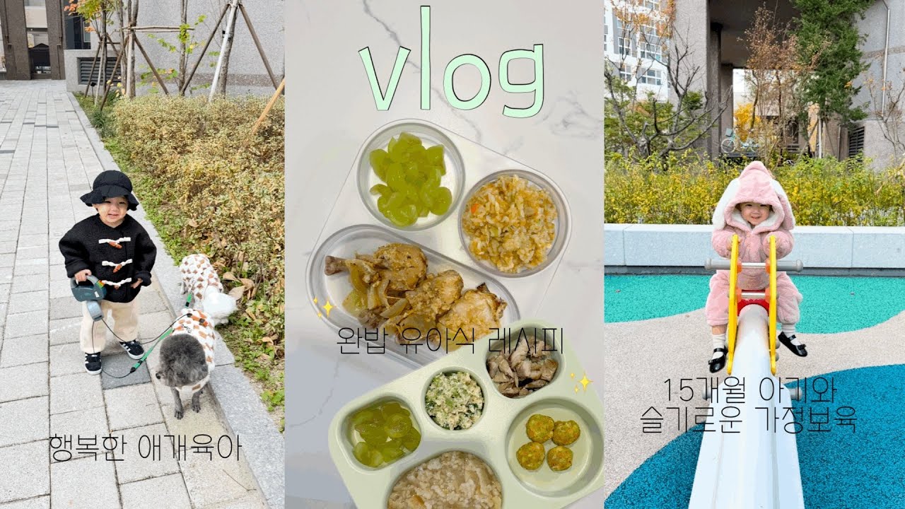 육아 브이로그 완밥을 부르는 유아식 레시피🍚 I 아기와 스타벅스 외출 추천템☕️ I 블루래빗 창고 세일 방문 I 한달 땡겨서