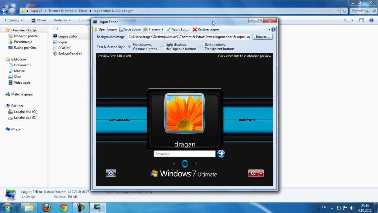 Aqua v2 Sick THEME for windows 7 completly change - YouTube