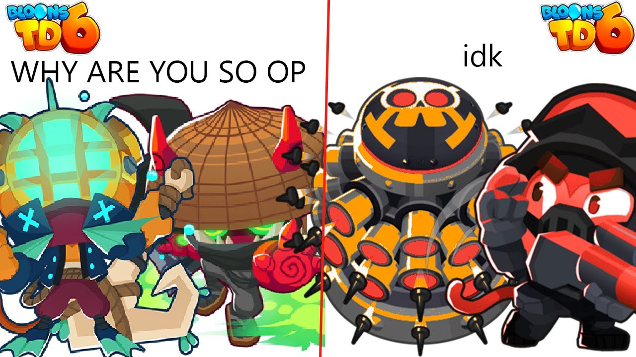 BTD6 TOWERS MEET MODDED BTD6 TOWERS - YouTube