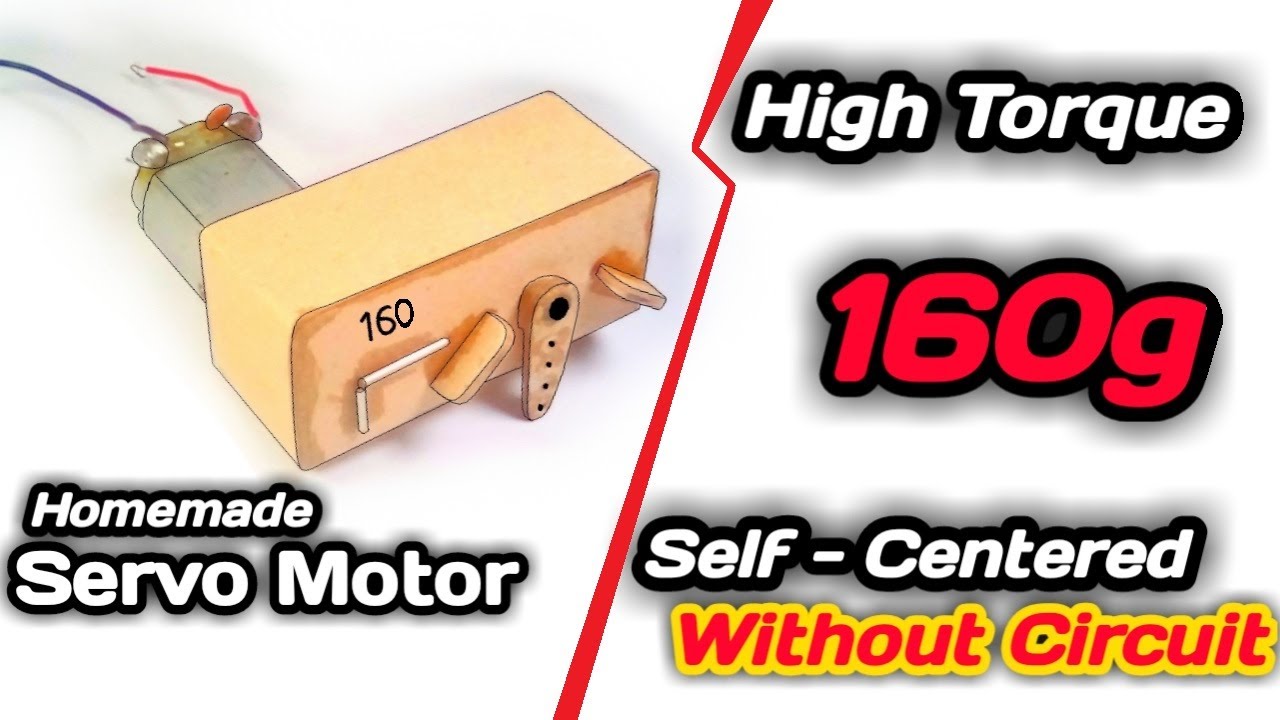 How to make Self Centered Servo Motor - YouTube