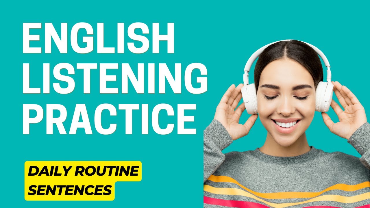 🎧English Listening Practice: Daily Routine Sentences - YouTube