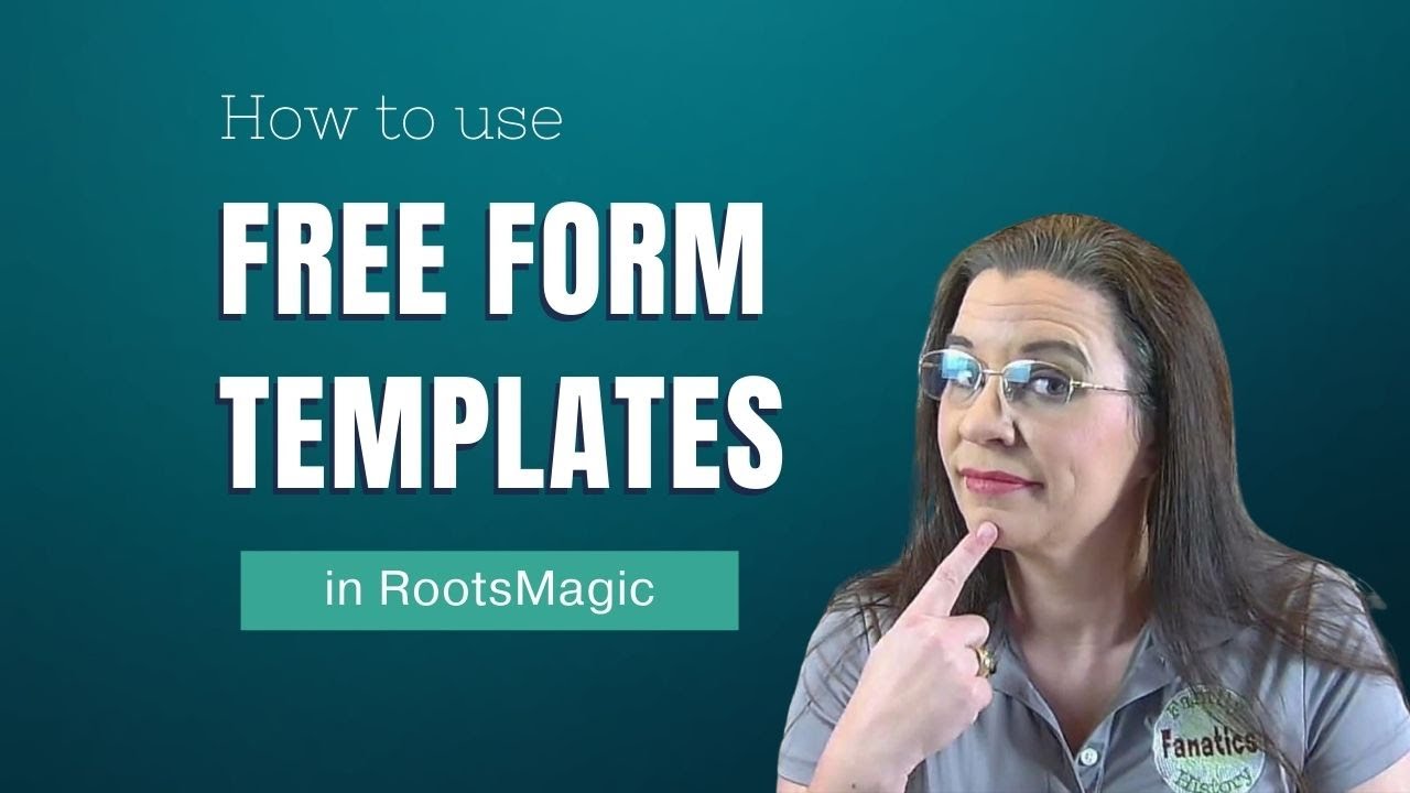 Control Your Genealogy Citations: RootsMagic Free Form Templates - YouTube