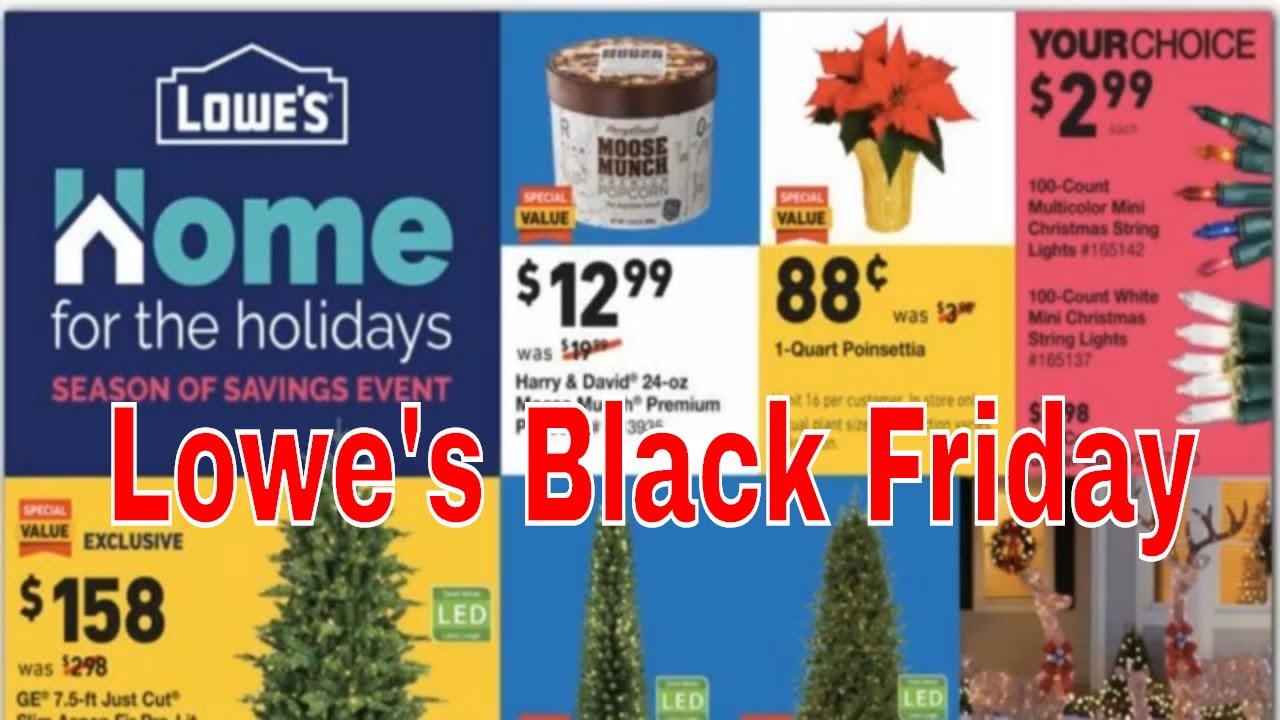Lowe's Black Friday 2020 Ad Scan - 2020 Black Friday Deals, Sales ...