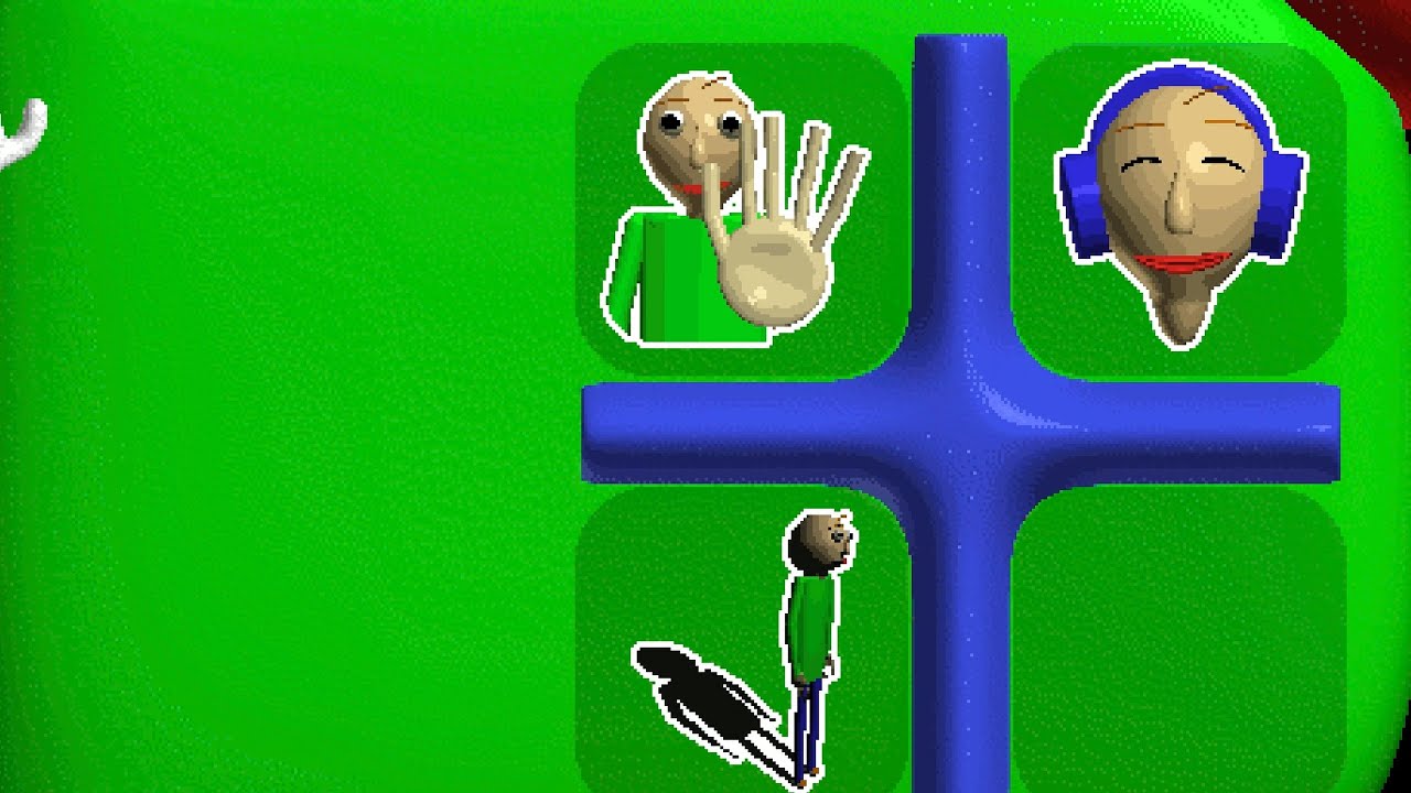 Baldi's Basics Plus has stickers - YouTube