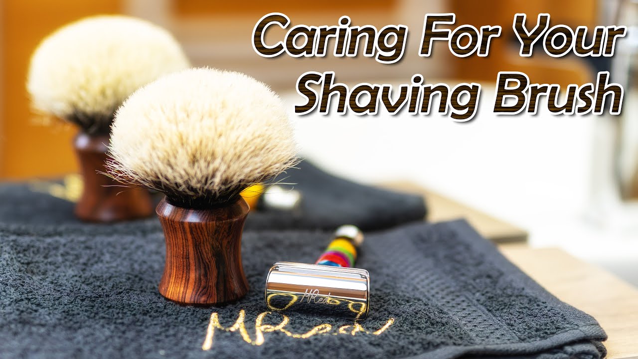 Caring For Your Shaving Brush (English) - YouTube