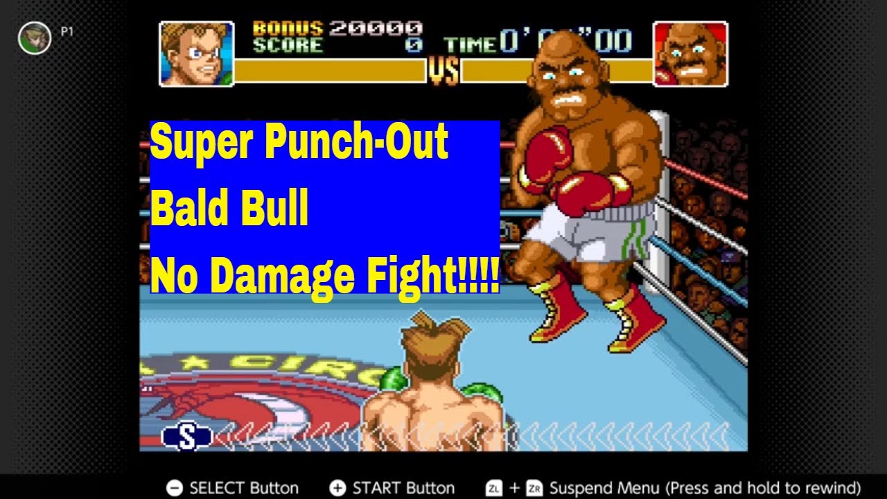 Super Punch-Out Bald Bull No Damage FIght!!!! (Nintendo Switch) - YouTube