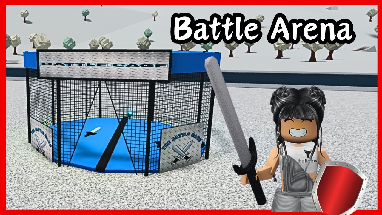 Bloxburg BATTLE ARENA | Building hack - YouTube