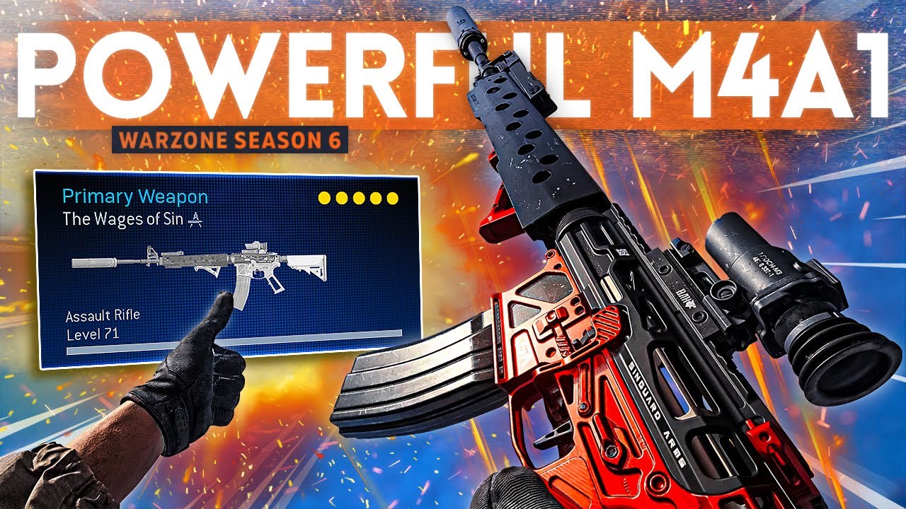 Warzone: This M4 & SP-R Loadout is DEADLY POWERFUL! (Best Class Setup ...