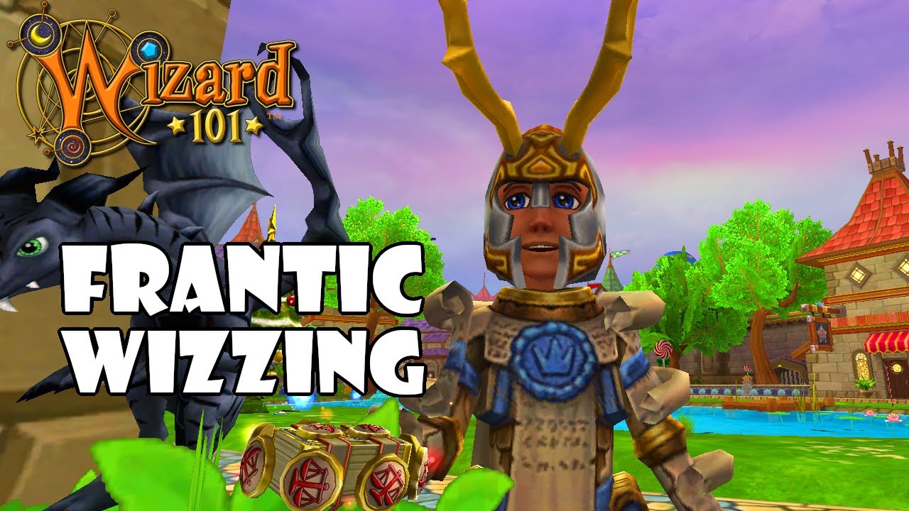 Wizard101: WE FRANTICALLY WIZZING - YouTube