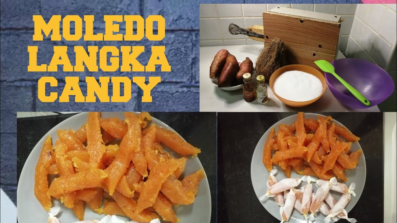 HOW TO MAKE YUMMY MOLEDO LANGKA CANDY Famous Dessert in Bicol - YouTube