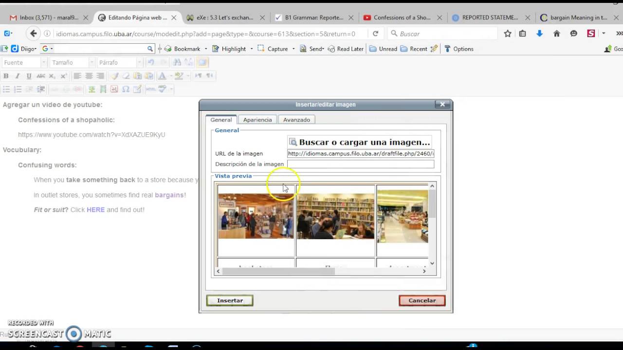 Moodle 2.0 - Pagina web interna - YouTube