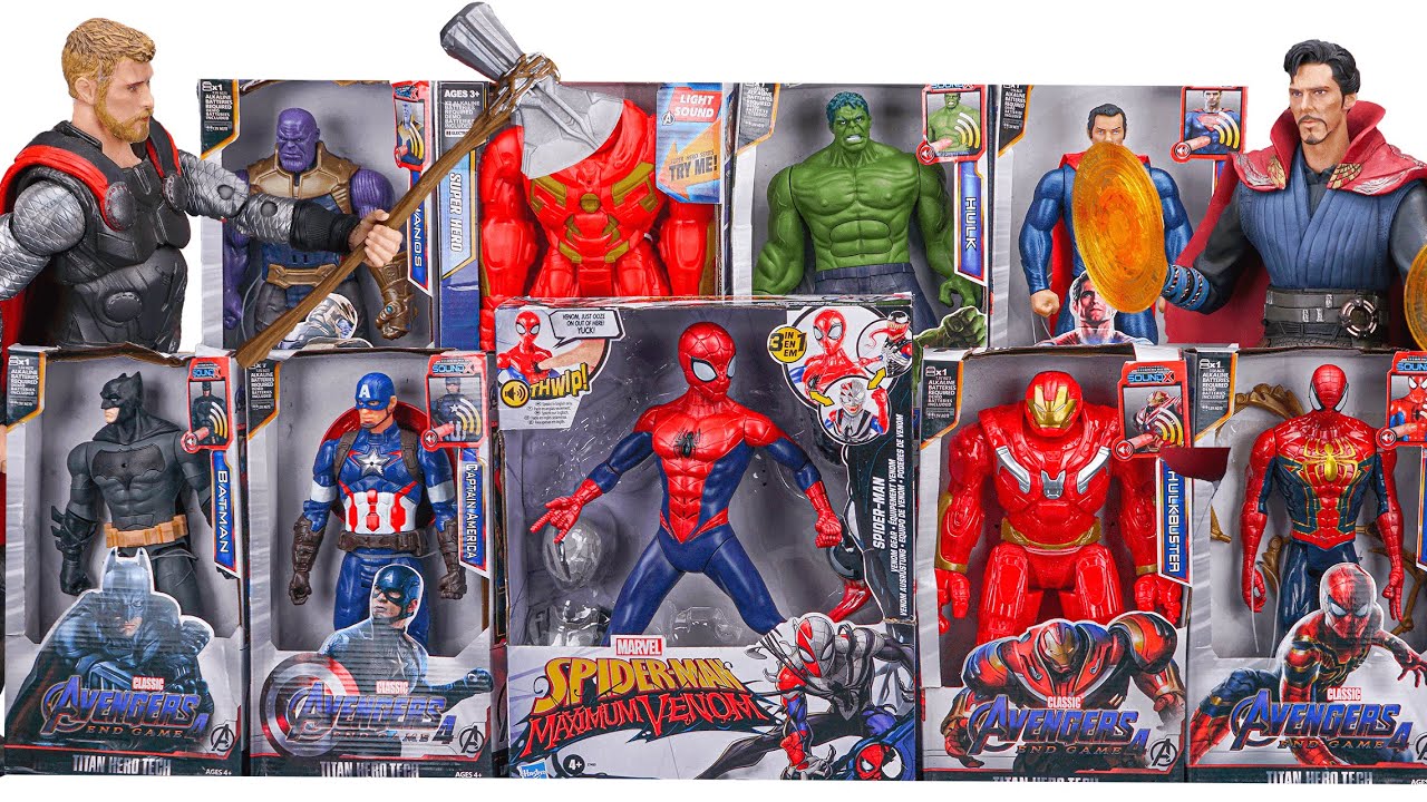 120 Minutes Satisfying With Unboxing Marvel Avengers Toys Collection ...