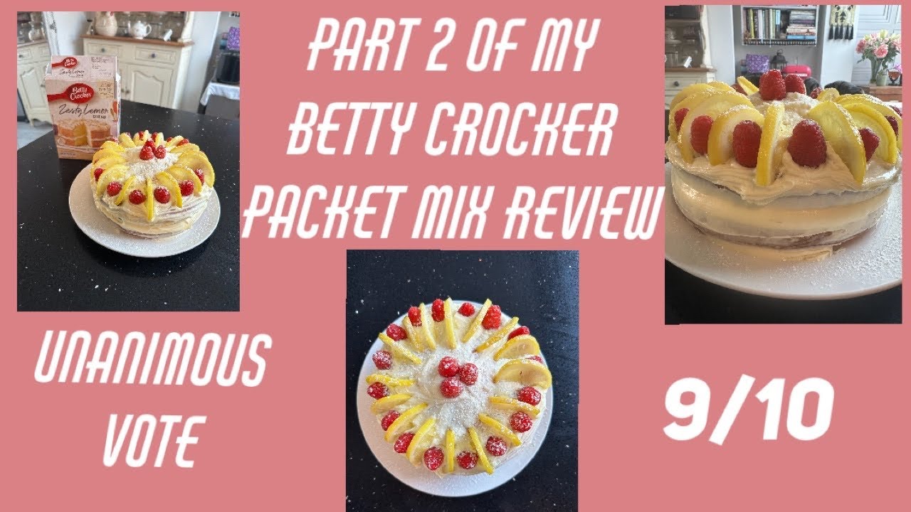 Part 2 Of My Betty Crocker Packet Mix Review - 9/10 - YouTube