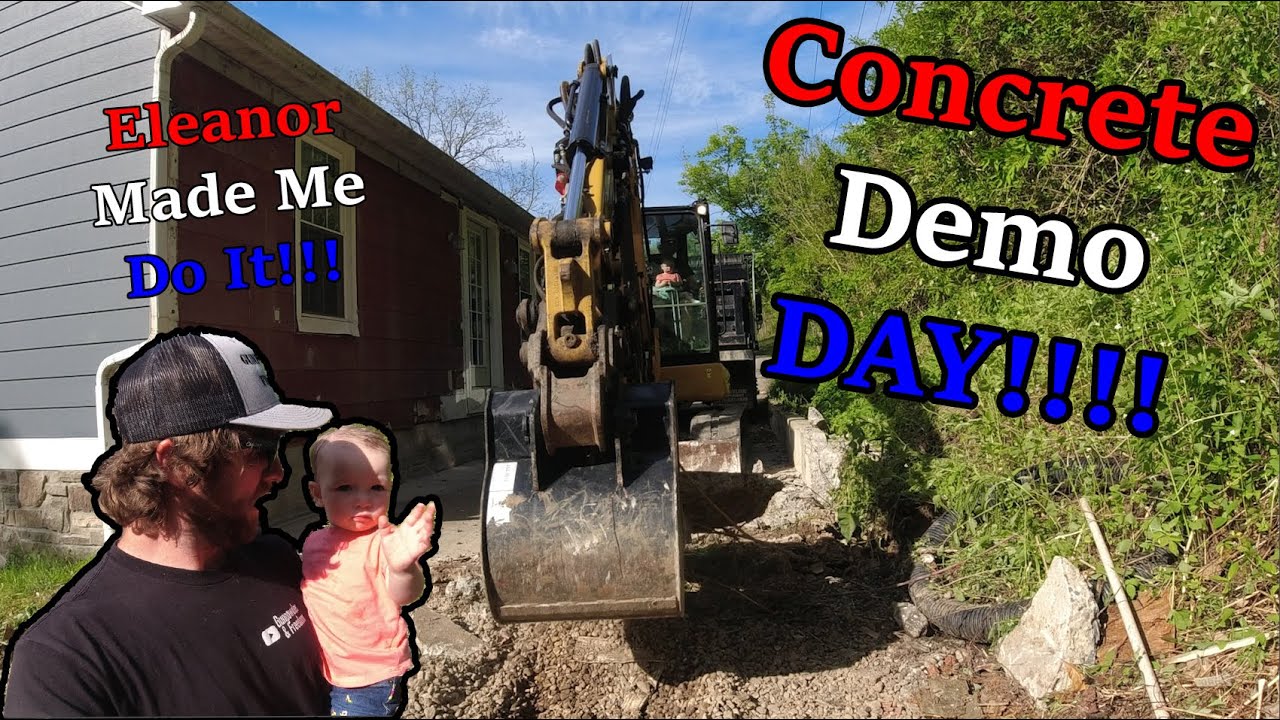 I Found A Nice Surprise During The Concrete Demo!!!! - YouTube