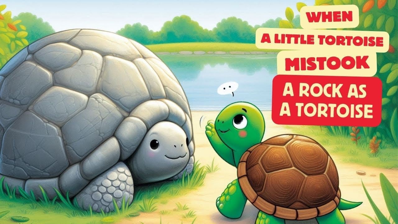 When A Little Tortoise Mistook a Rock as a Tortoise // Kids Bedtime ...