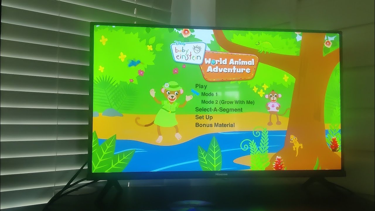 Baby Einstein: World Animal Adventure 2009 DVD Menu Walkthrough - YouTube