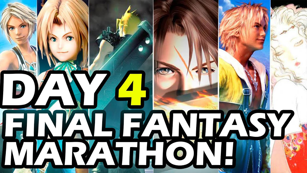 Final Fantasy Marathon FF2 Pixel Remaster - ALL Main Number titles 1-15 Final Fantasy XVI ...