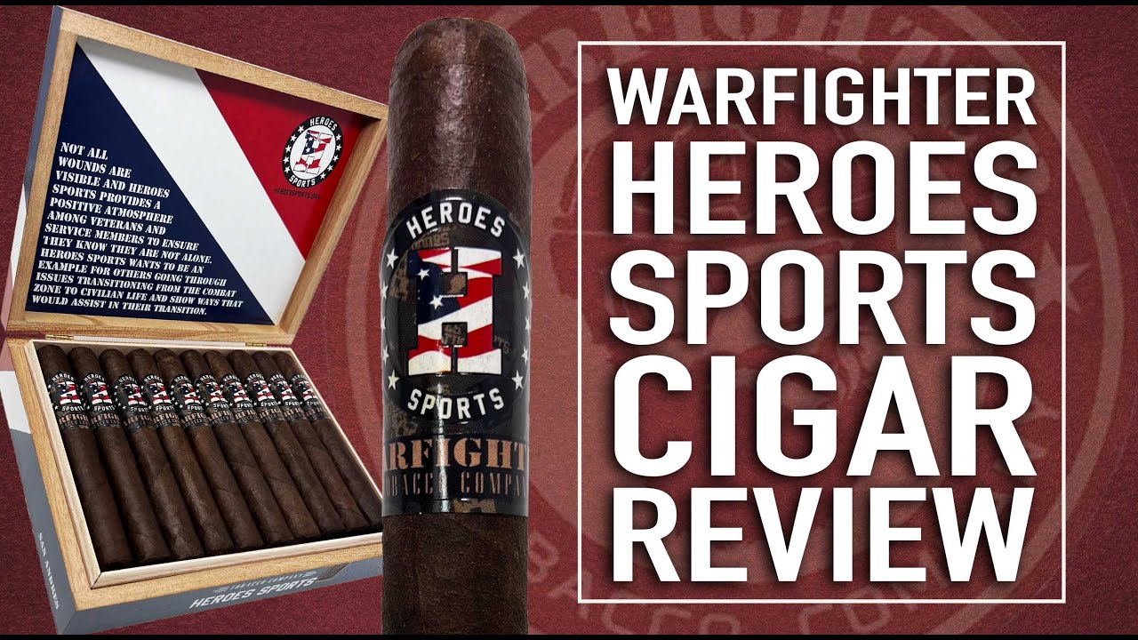 Warfighter Heroes Sports Cigar Review - YouTube