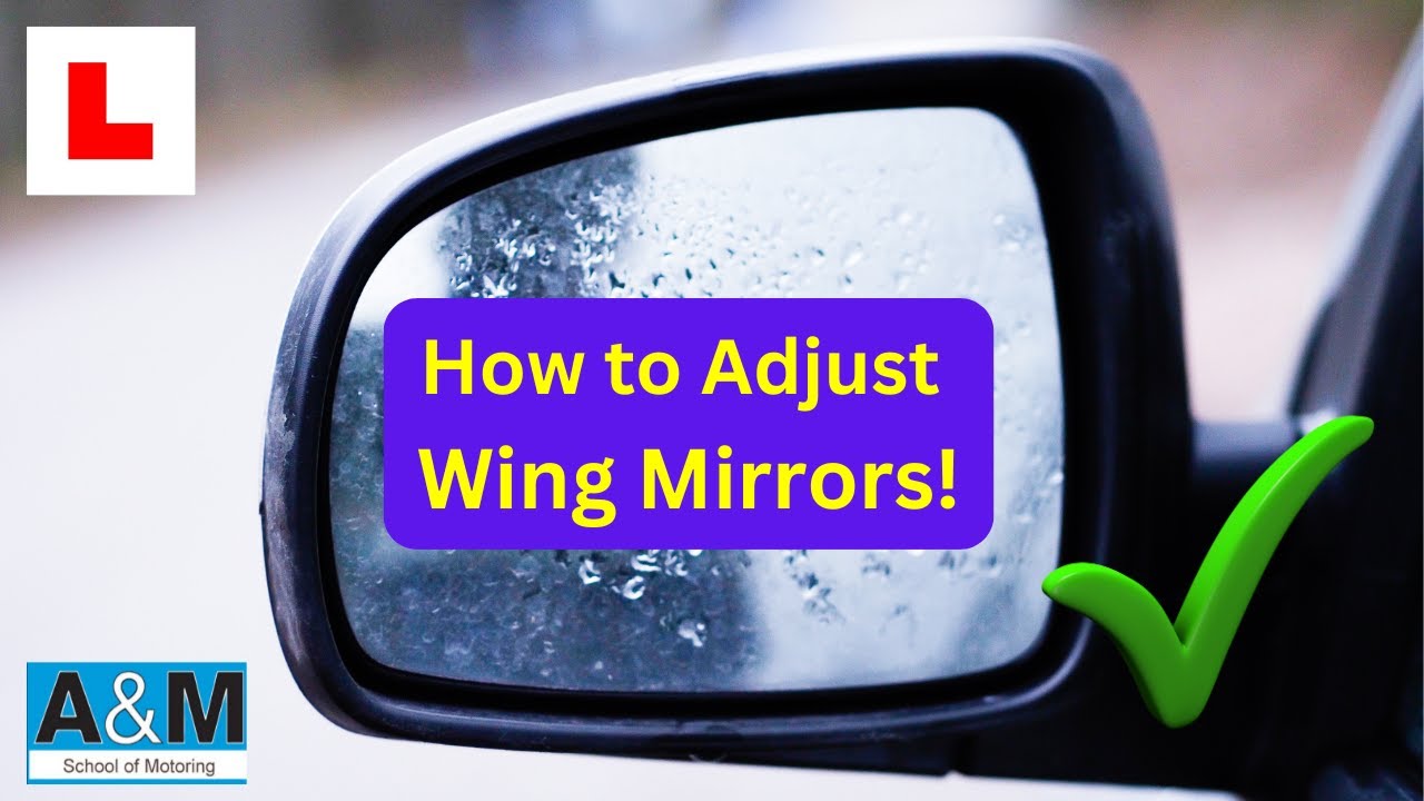 How do I ADJUST MIRRORS my side mirrors?? #learntodrive #automobile ...