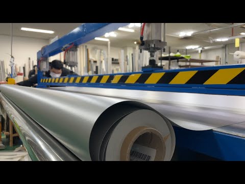 The process of making combi blinds. Blind curtain factory in Korea ...
