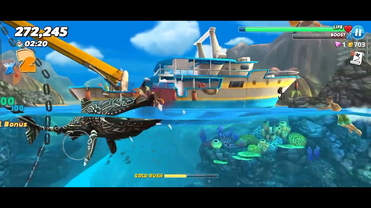 Kora Basking shark gameplay - Hungry shark world| - YouTube