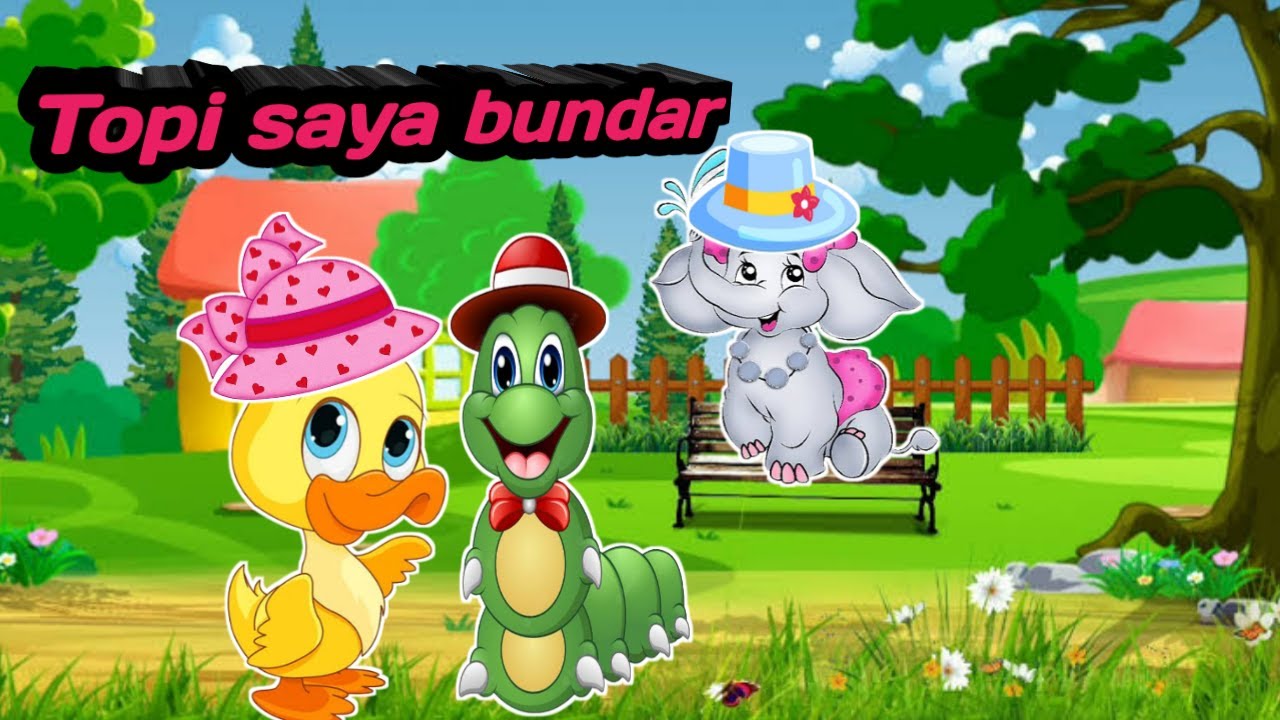 Topi saya. Bundar 🤠💕💕 || Lagu Anak Anak || Bermain dan belajar mengenal ...