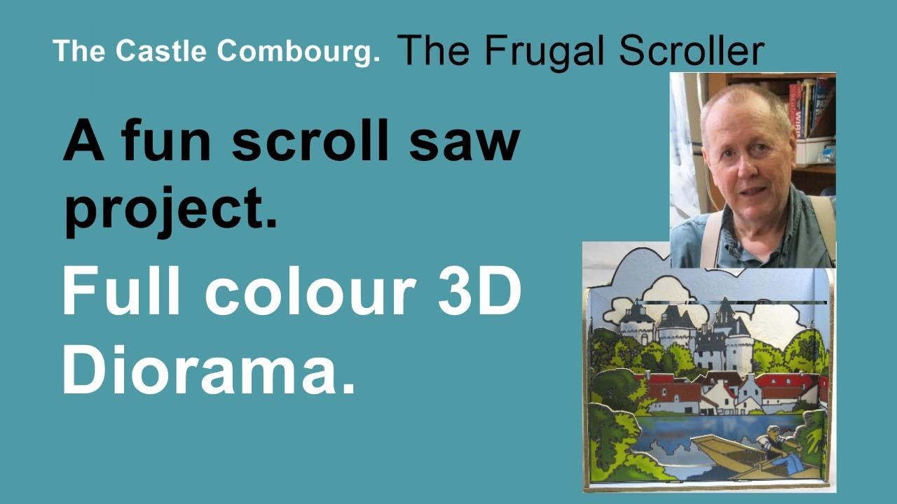 Scroll saw patterns for the Castle Diorama - YouTube