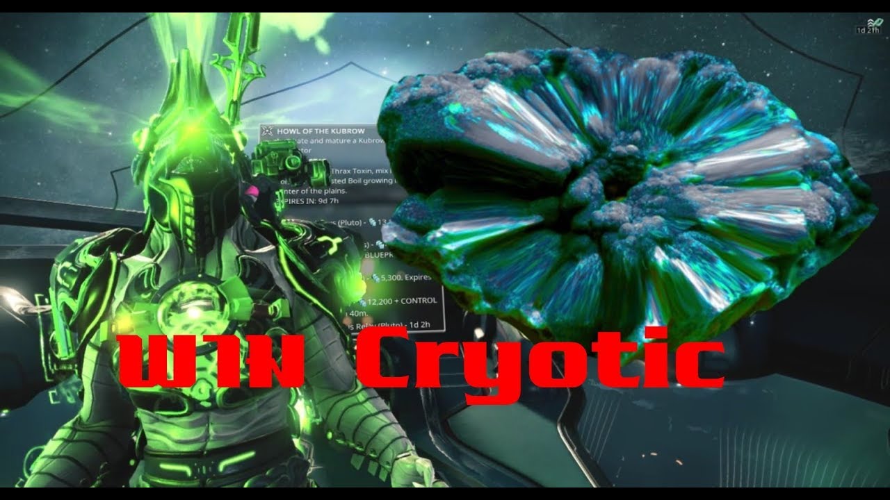 Warframe - ตามหาไอเทม Cryotic [ใบบัวบก] - YouTube