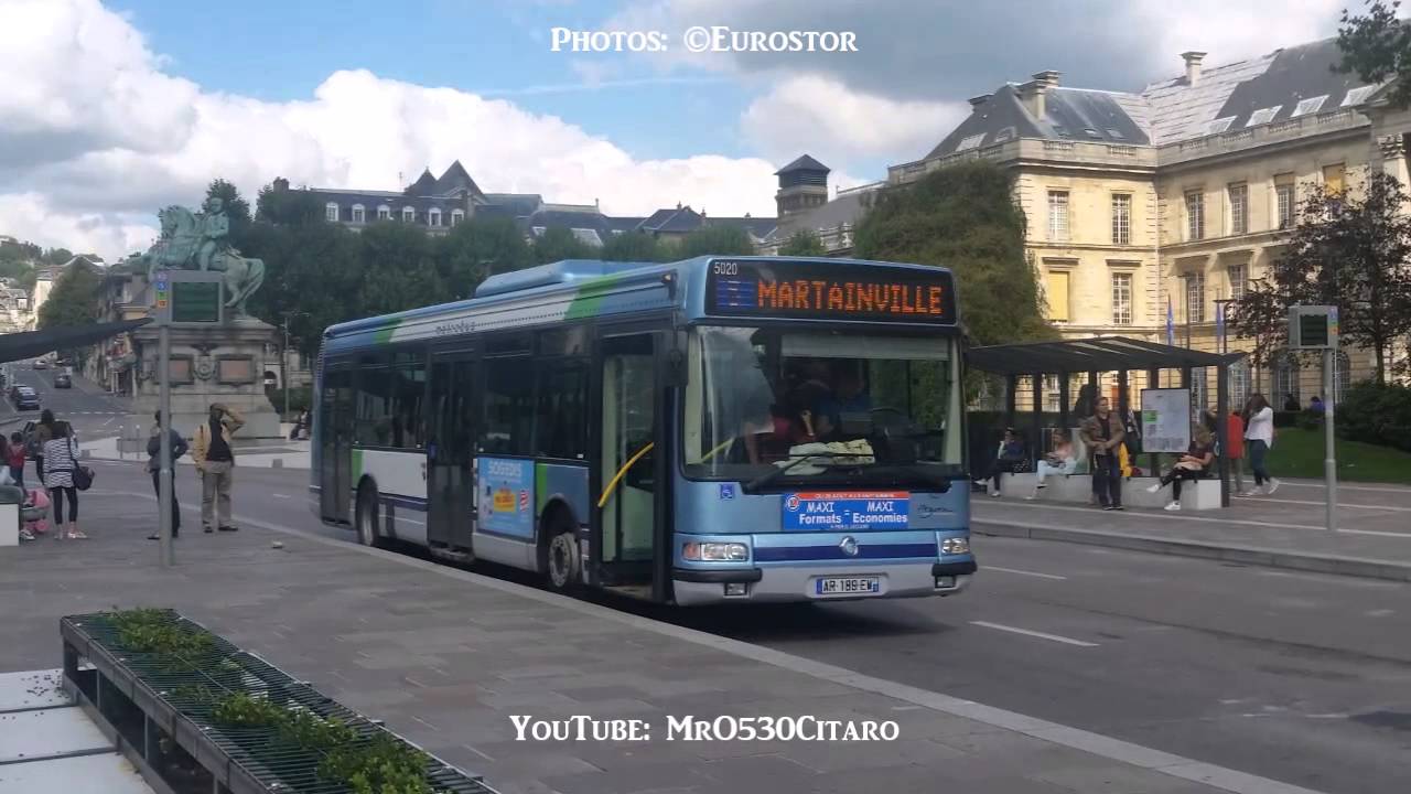 Réseau Transport En Commun Rouen - YouTube