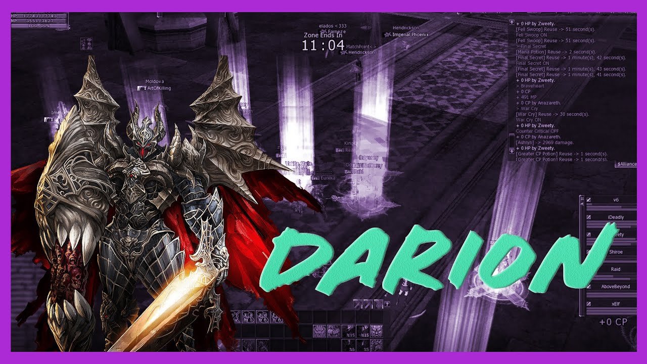 L2 DEVIL : Lineage 2 EPIC RAID BOSS 1080p DARION Boss Battle 2020 PVP ...
