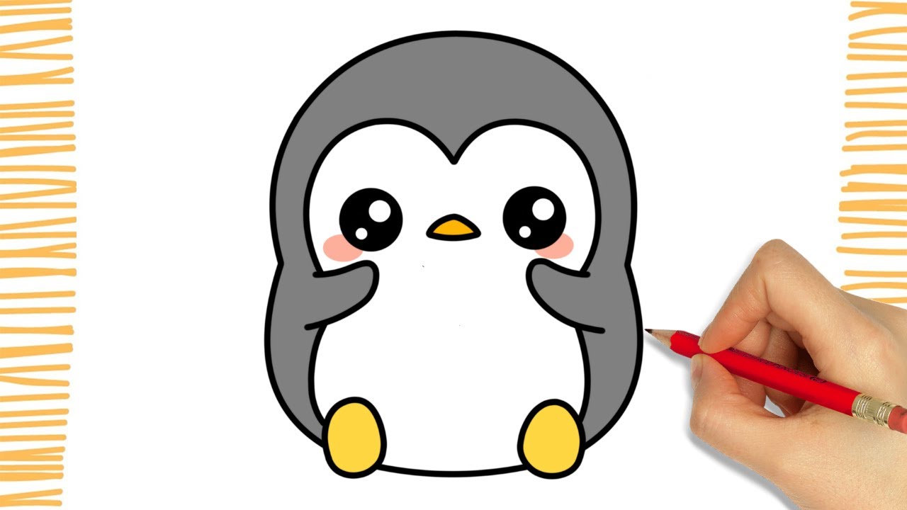 Dibujo De Pinguino Paso A Paso Hacer Un Pingüino Con Papel De
