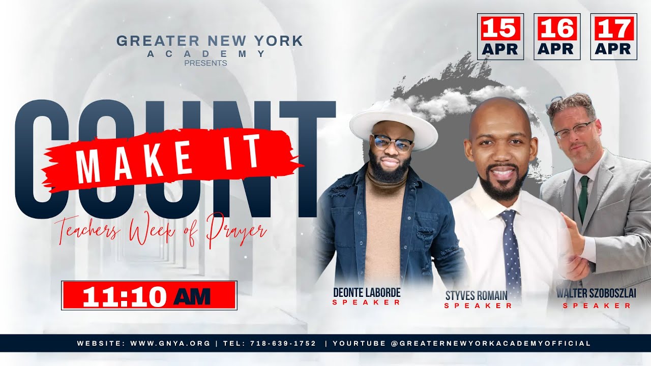 Spring Week of Prayer: Make It Count, With Deonte Laborde - YouTube